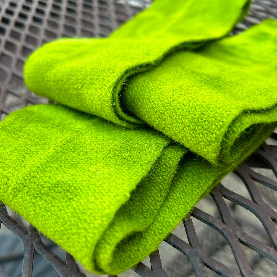 Key Lime Green Texture Wool Fabric for Rug Hooking & Applique - Etsy
