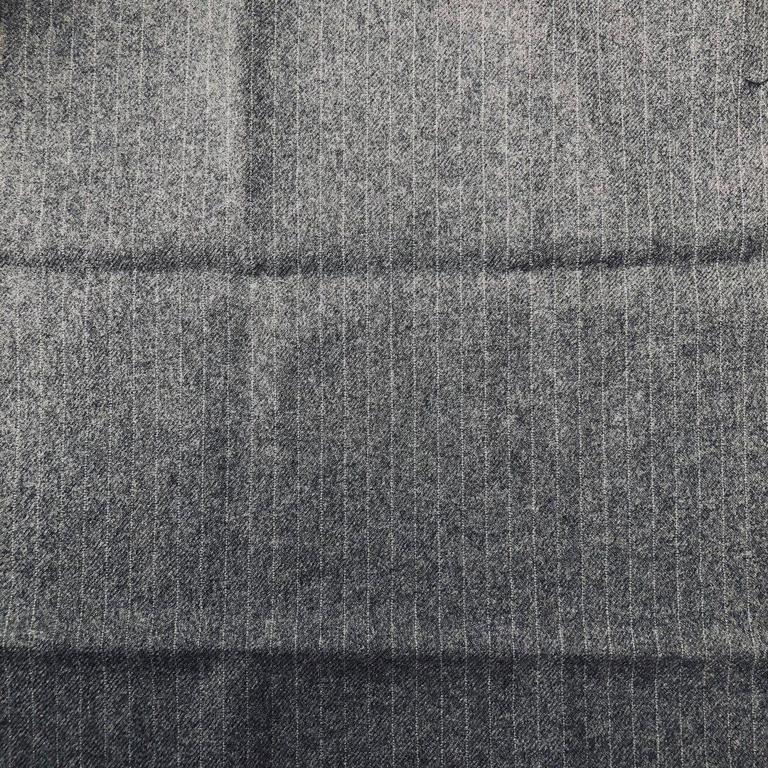 Gray Pinstripe Wool Fabric, Lightweight - Etsy