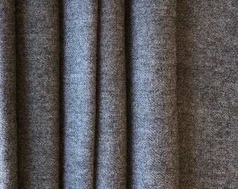 Harris Tweed Gray Herringbone Wool Fabric for Rug Hooking & Applique ...