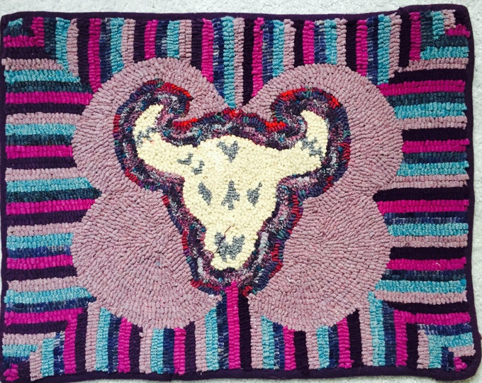Rug Hooking Pattern Cow Skull - Etsy
