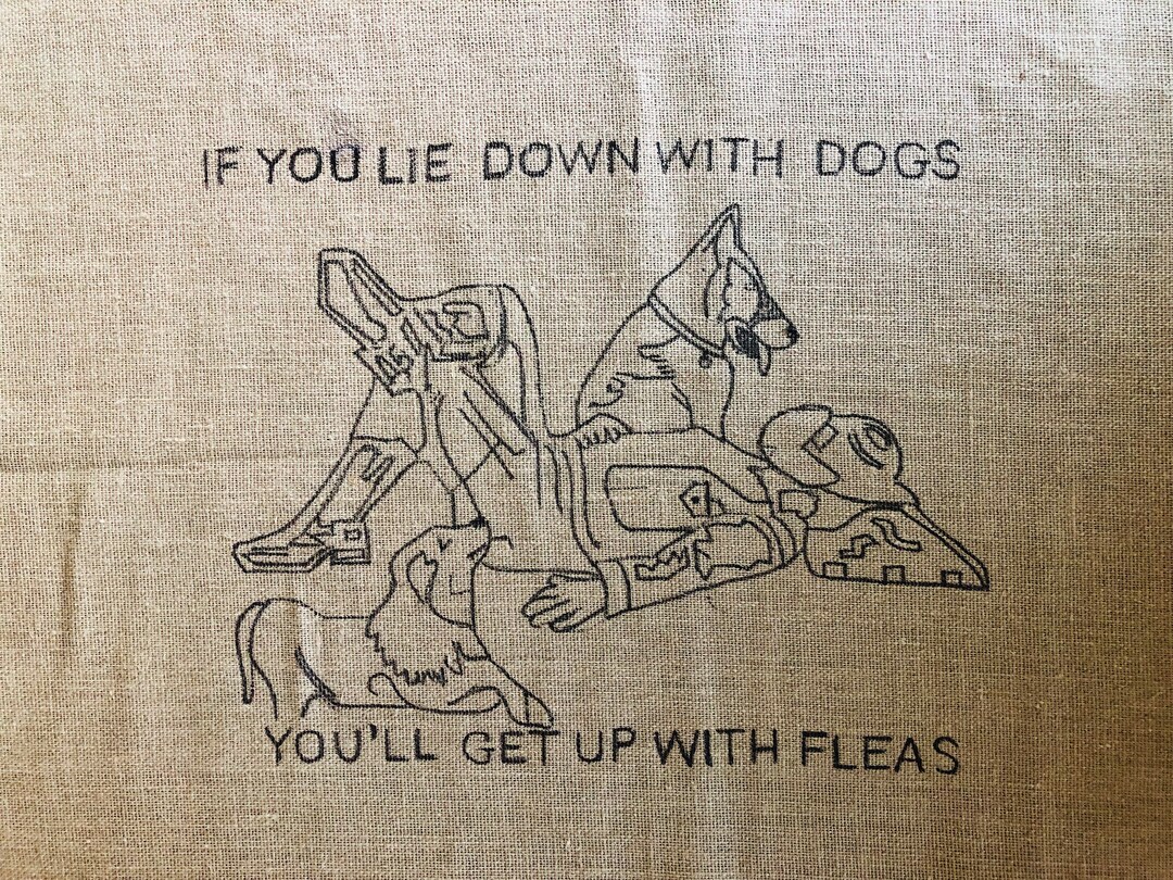 Rug Hooking Pattern: Dogs and Cowgirl on Linen (28x22) - Etsy