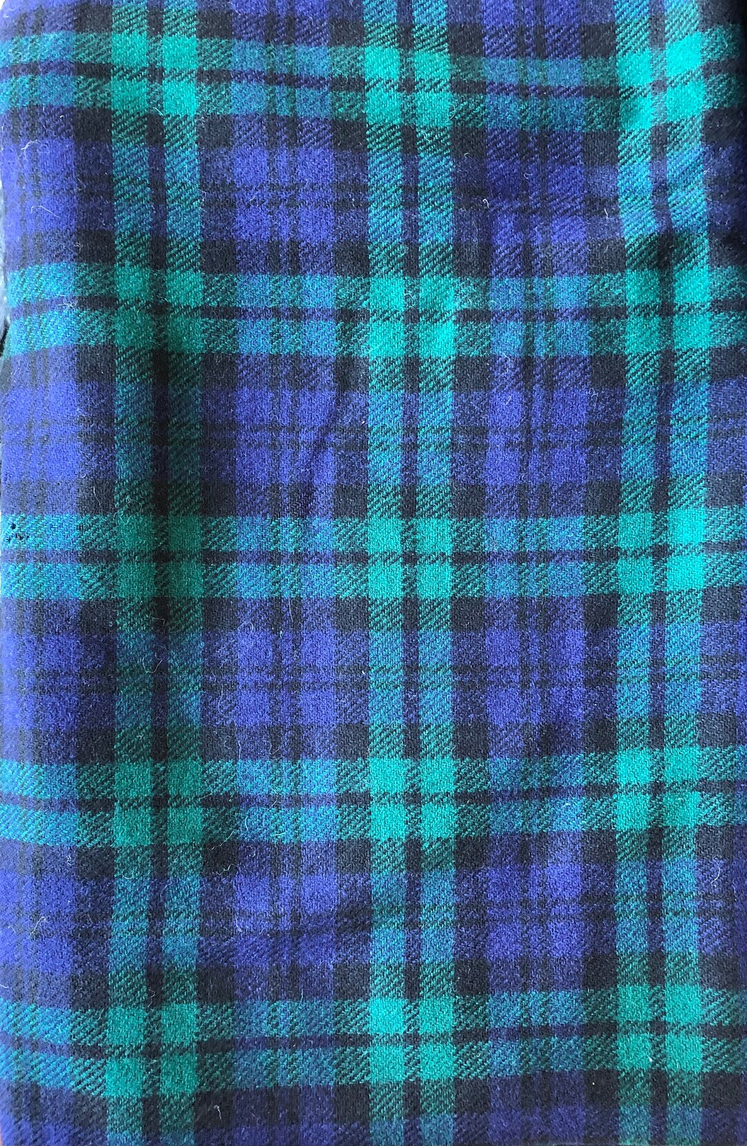 Black Watch Wool Fabric - Etsy