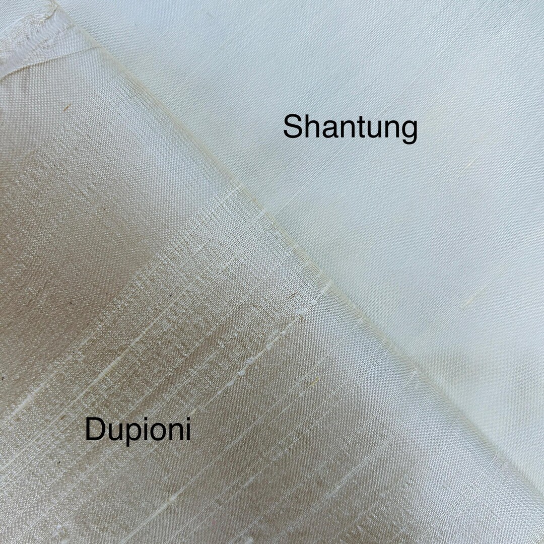 Cream Silk Dupioni & Shantung Fabric Fat Quarters - Etsy