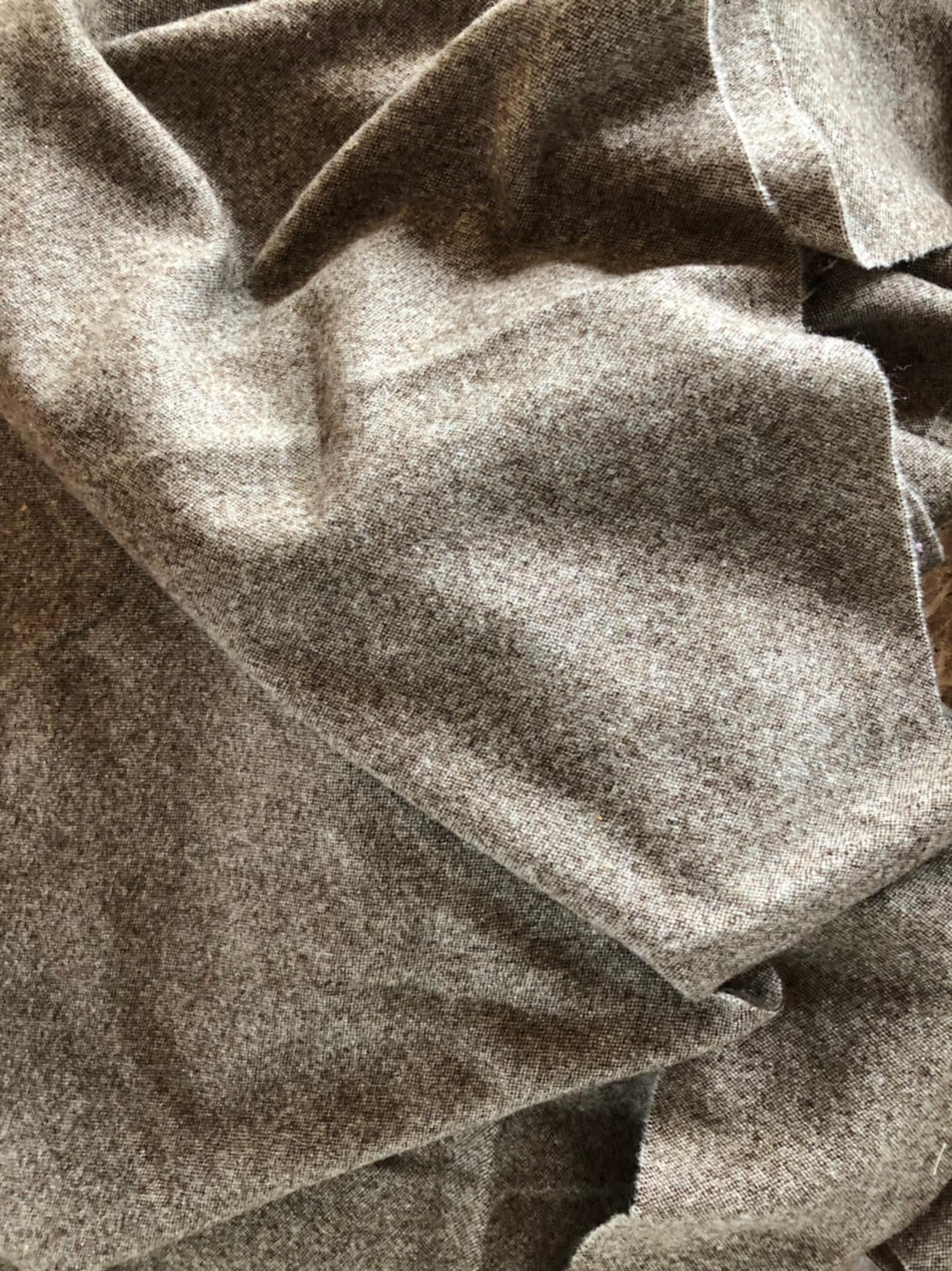Brown Wool Fabric - Etsy