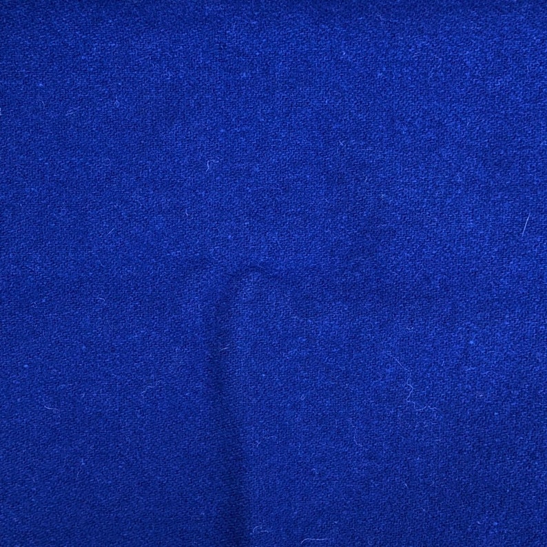 Royal Blue Wool Fabric - Etsy