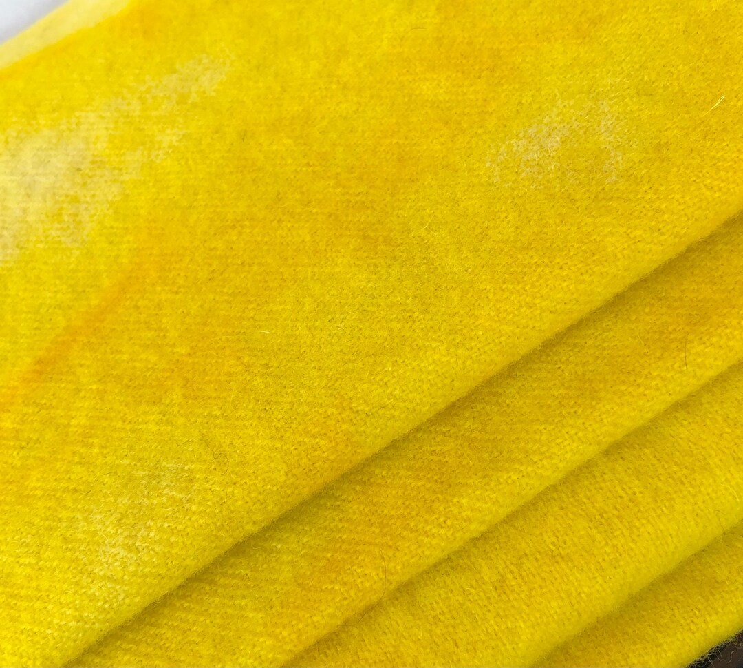 Sun Yellow Wool Fabric, Medium Weight for Rug Hooking & Applique - Etsy