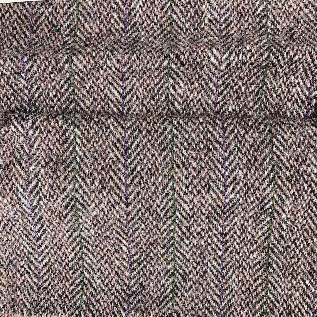 Harris Tweed Wool Herringbone Fabric - Etsy