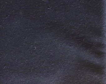 Dorr Solid NAVY BLUE 5520, Mill-dyed 100 Percent Wool Fabric, Felted ...