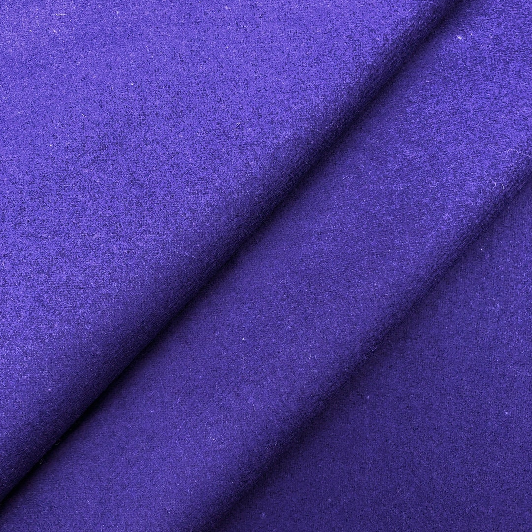 Purple Wool Fabric, Medium Weight - Etsy