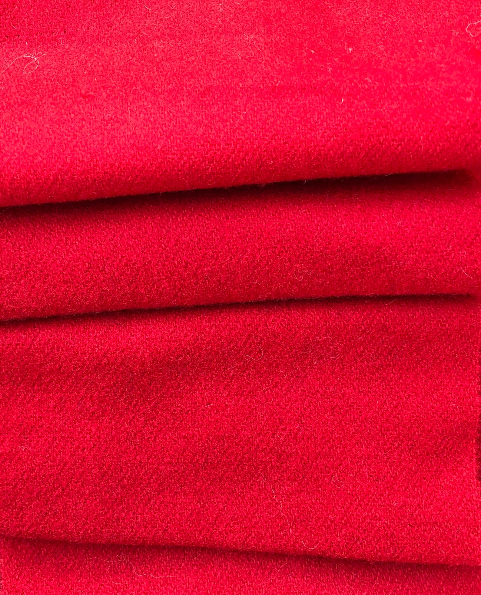 Dark Red Wool Fabric, Medium Weight - Etsy