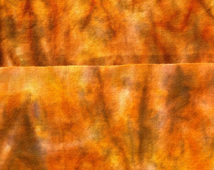 Wool Fabric Dyed Orange - Etsy