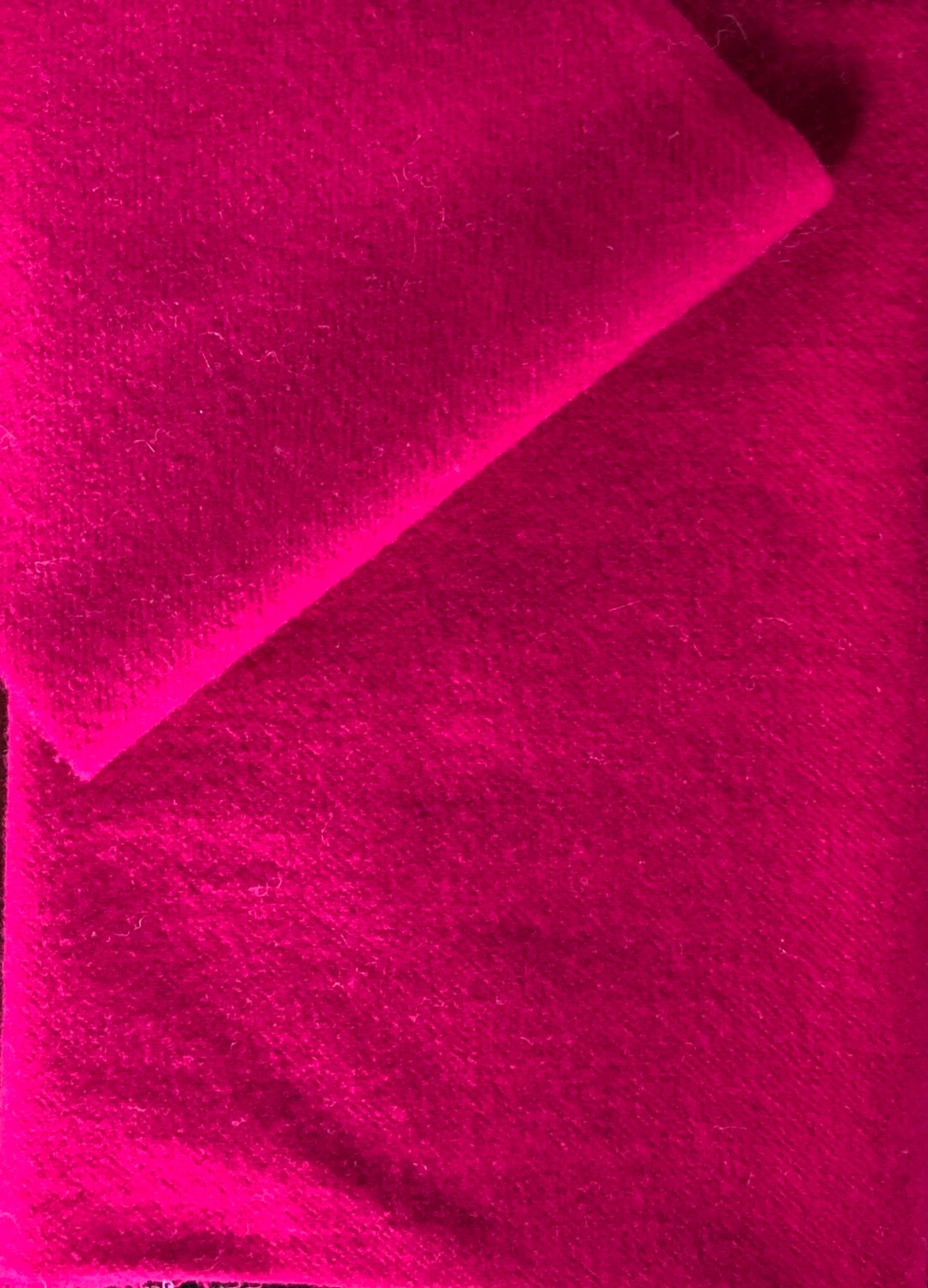 Dark Pink Wool Fabric - Etsy