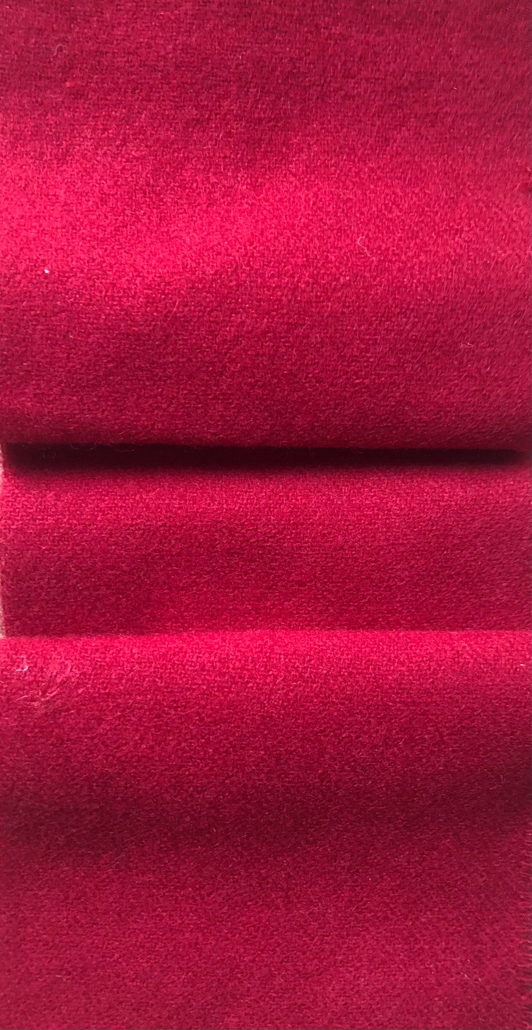 Red Wool Fabric Medium Weight - Etsy