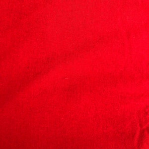 Scarlet Red Wool Fabric - Etsy