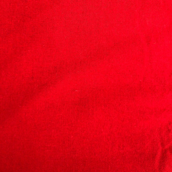 Red Wool Fabric - Etsy