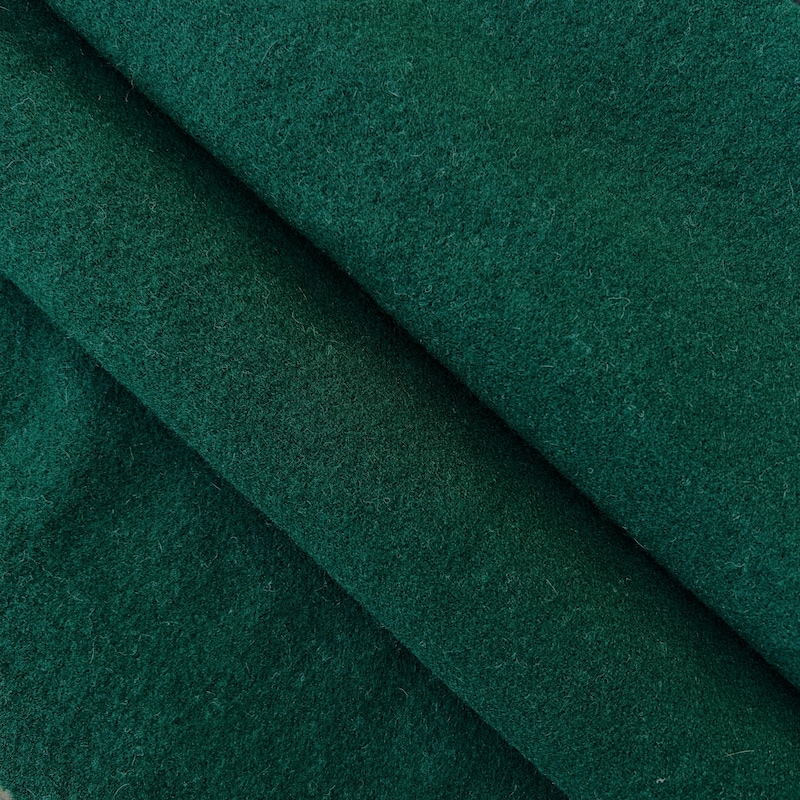 Wool Coating Fabric Green - Etsy