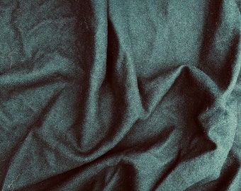 Forest Green Wool Fabric | Etsy