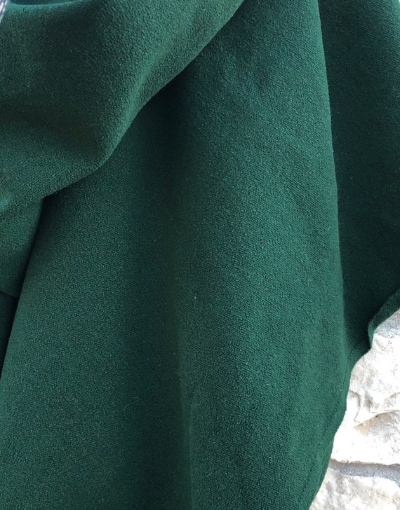 Forest Green Wool Fabric - Etsy