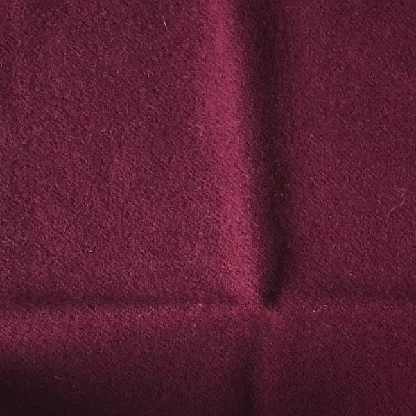 Burgundy Wool Fabric - Etsy