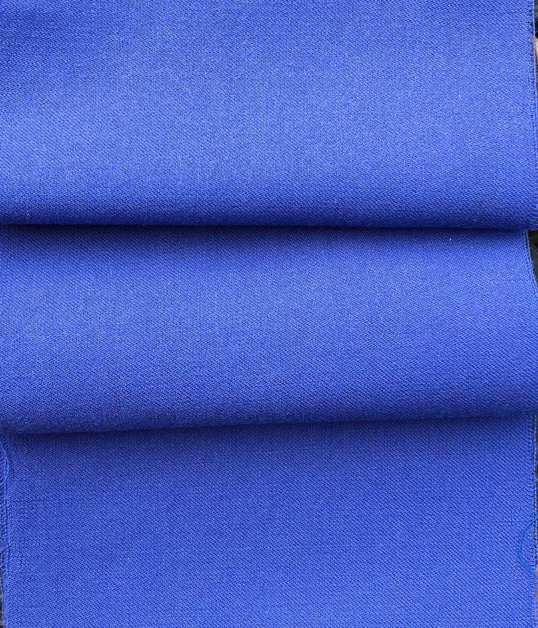 Blue Worsted Wool - Etsy