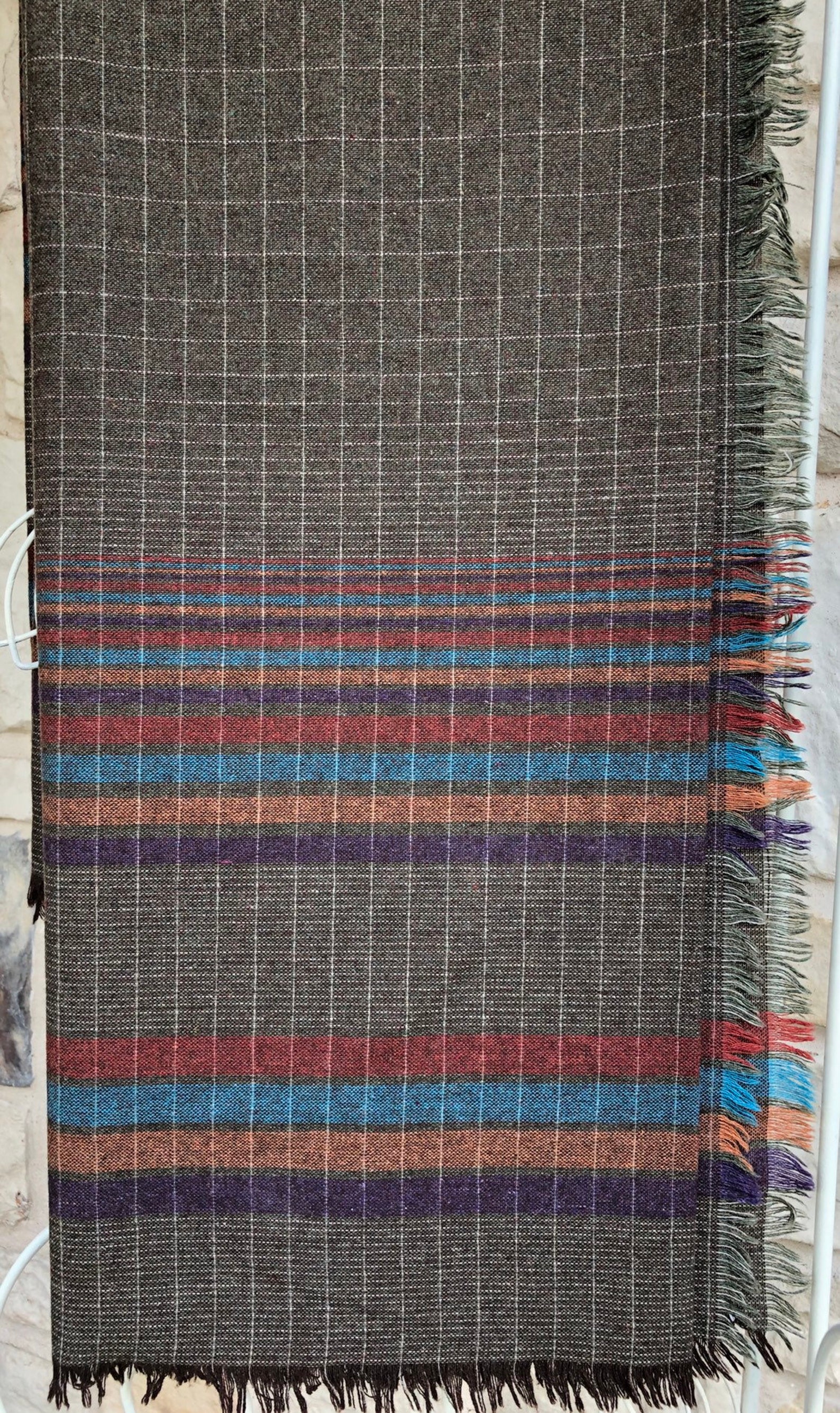 Lightweight Brown Wool Blanket - Etsy
