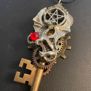 Large Antique Dragon Skeleton Key - Etsy