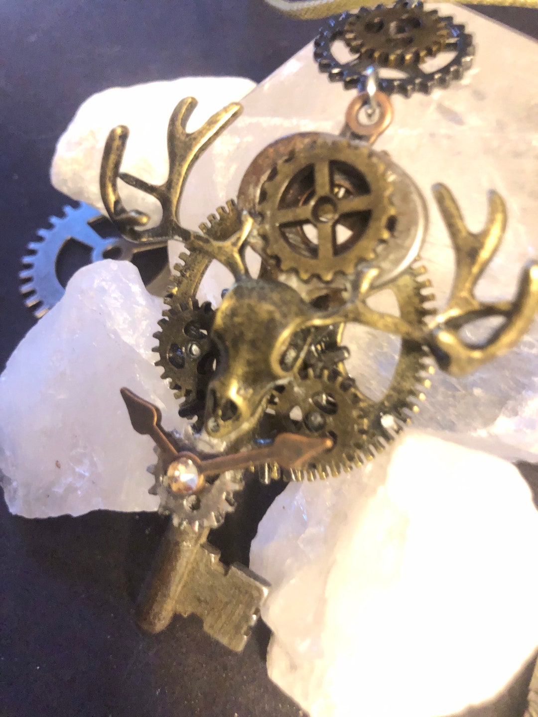 Small Iron Stag Skeleton Key - Etsy