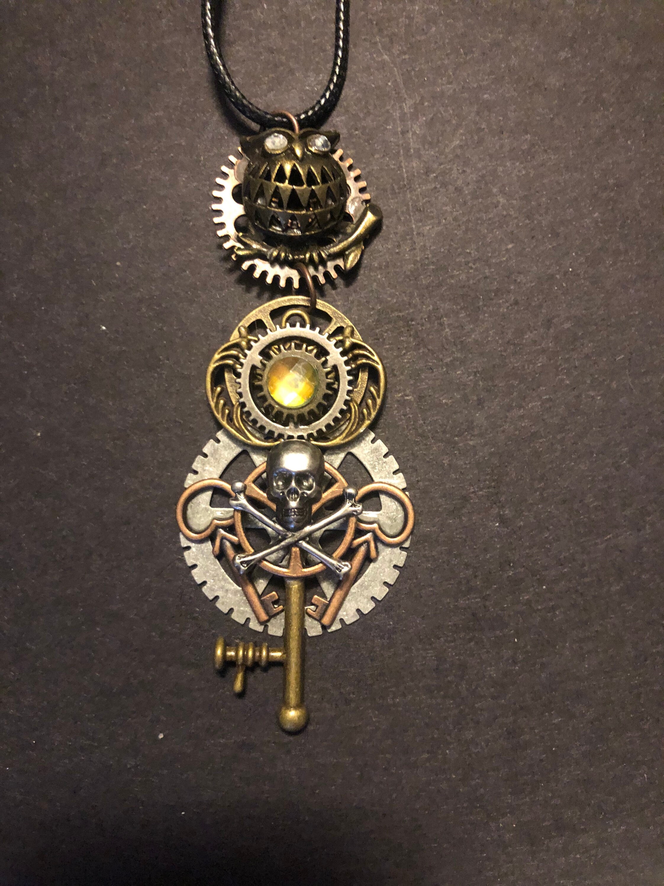 Owl and Skull Skeleton Key - Etsy
