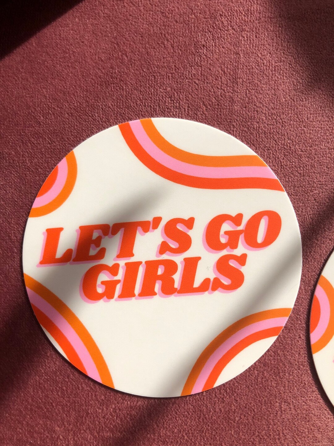 Lets Go Girls Sticker Bachelorette Party Favor - Etsy