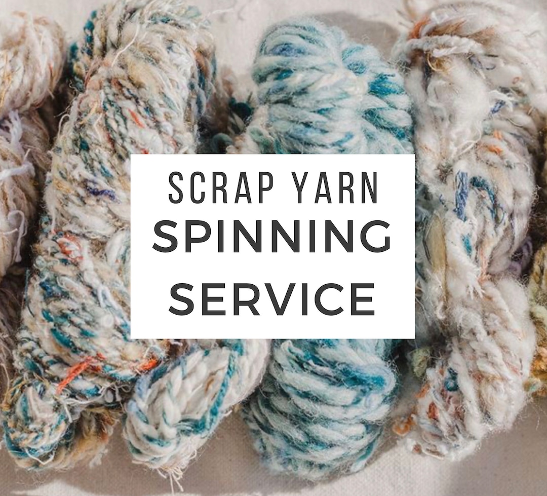 Spin Your Scraps! Custom Handspun Art Yarn, Scrap Yarn Spinning Service ...