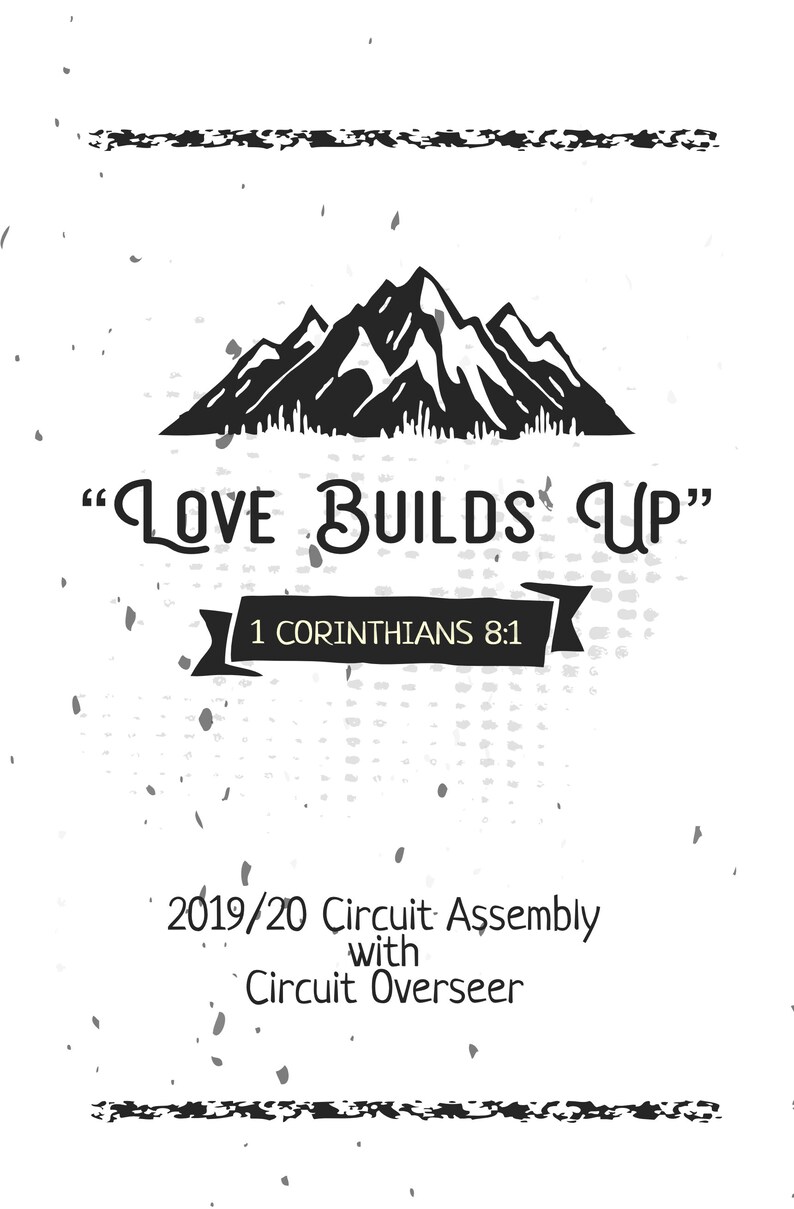 PRINT AT HOME Love Builds Up Circuit Overseer | Etsy