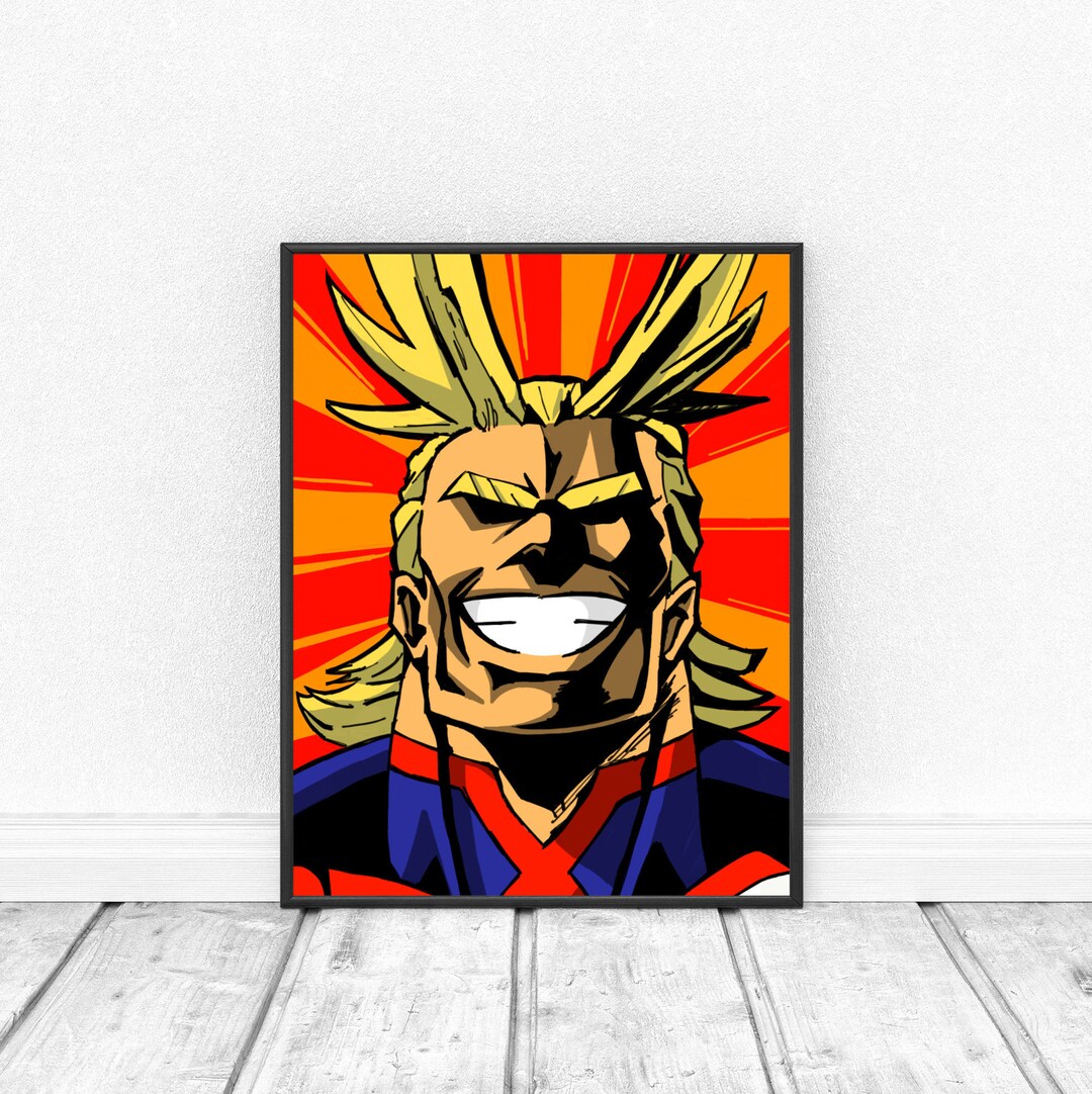 All-might Print - Etsy