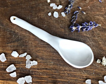 Caramel Ceramic Spoon Tea Spoon Pottery Serving Spoon | Etsy