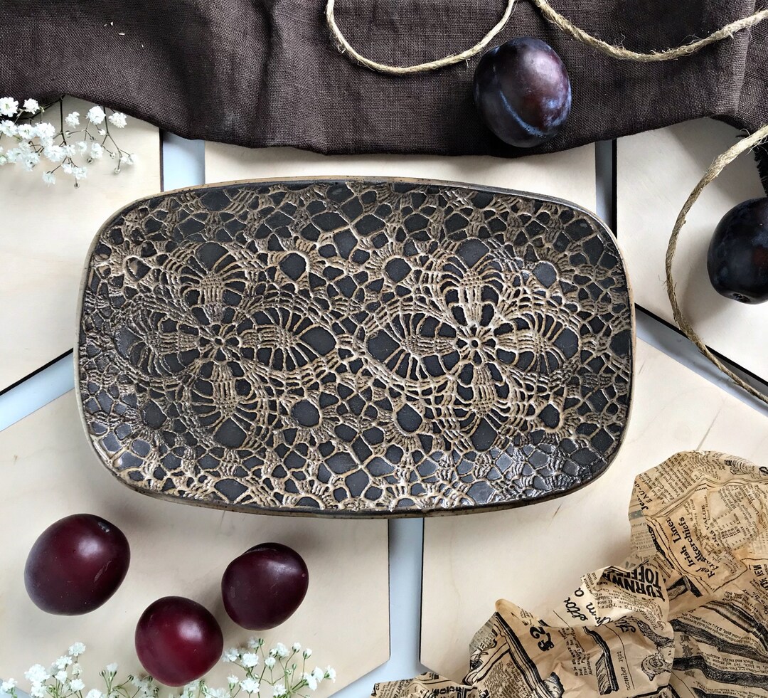Ceramic Rectangular Platter, Handmade Ceramic, Handmade Pottery ...