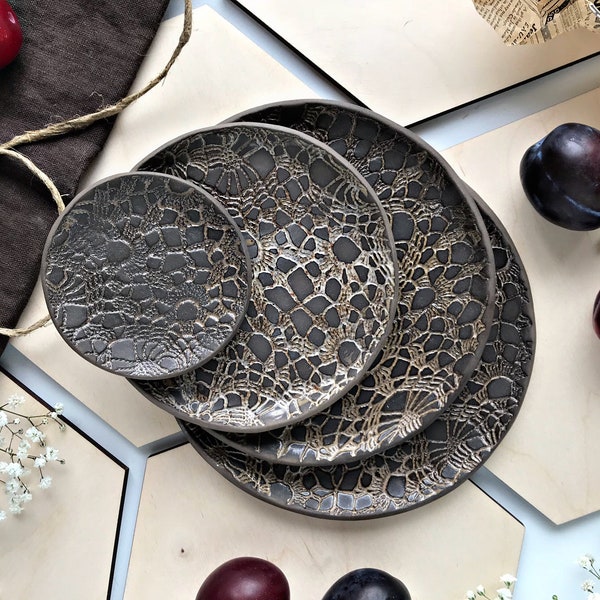 Lace Pottery - Etsy