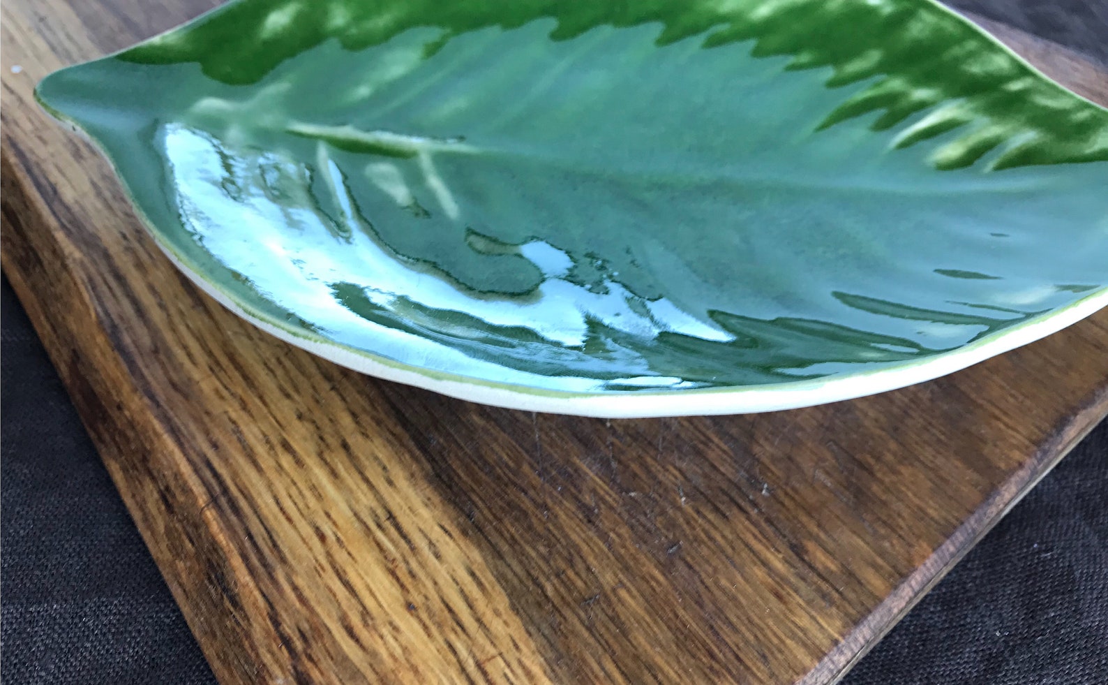 Leaf Shaped Dish Ring Dish Ceramic Leaf Platter Pottery - Etsy