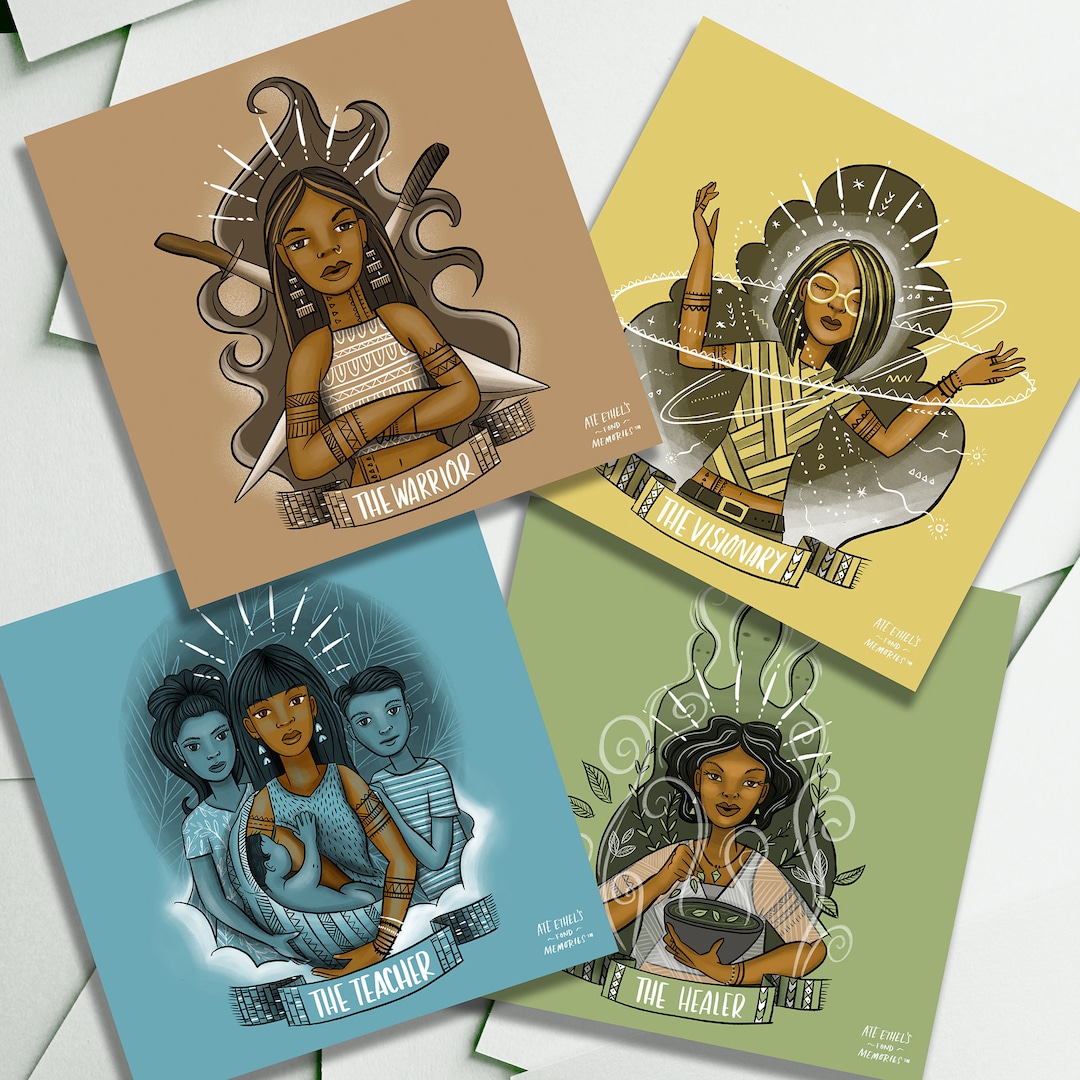 Babaylan Archetypes Art Print: Filipina Warrior, Teacher, Healer ...