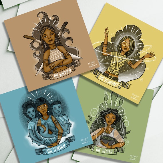 Babaylan Archetypes Filipina Filipino Art Illustration | Etsy UK