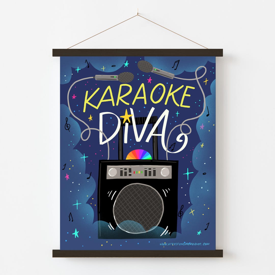 Karaoke Filipino/diva Print | Filipino Pride | Entertainment | Singer ...