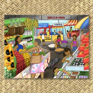 PALENGKE | Filipino Art | Tagalog | Illustration | Philippine Market ...