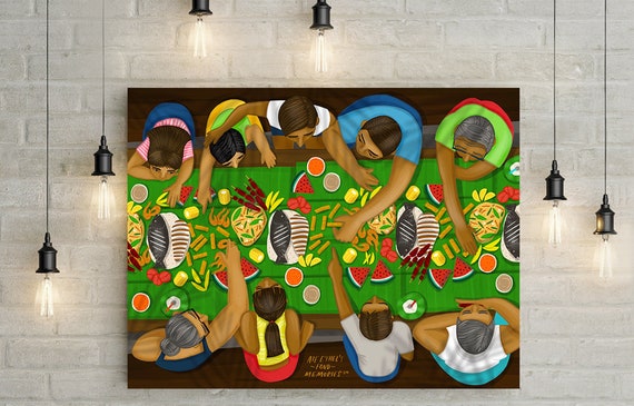 KAMAYAN Filipino Art Tagalog Illustration Pamilya - Etsy