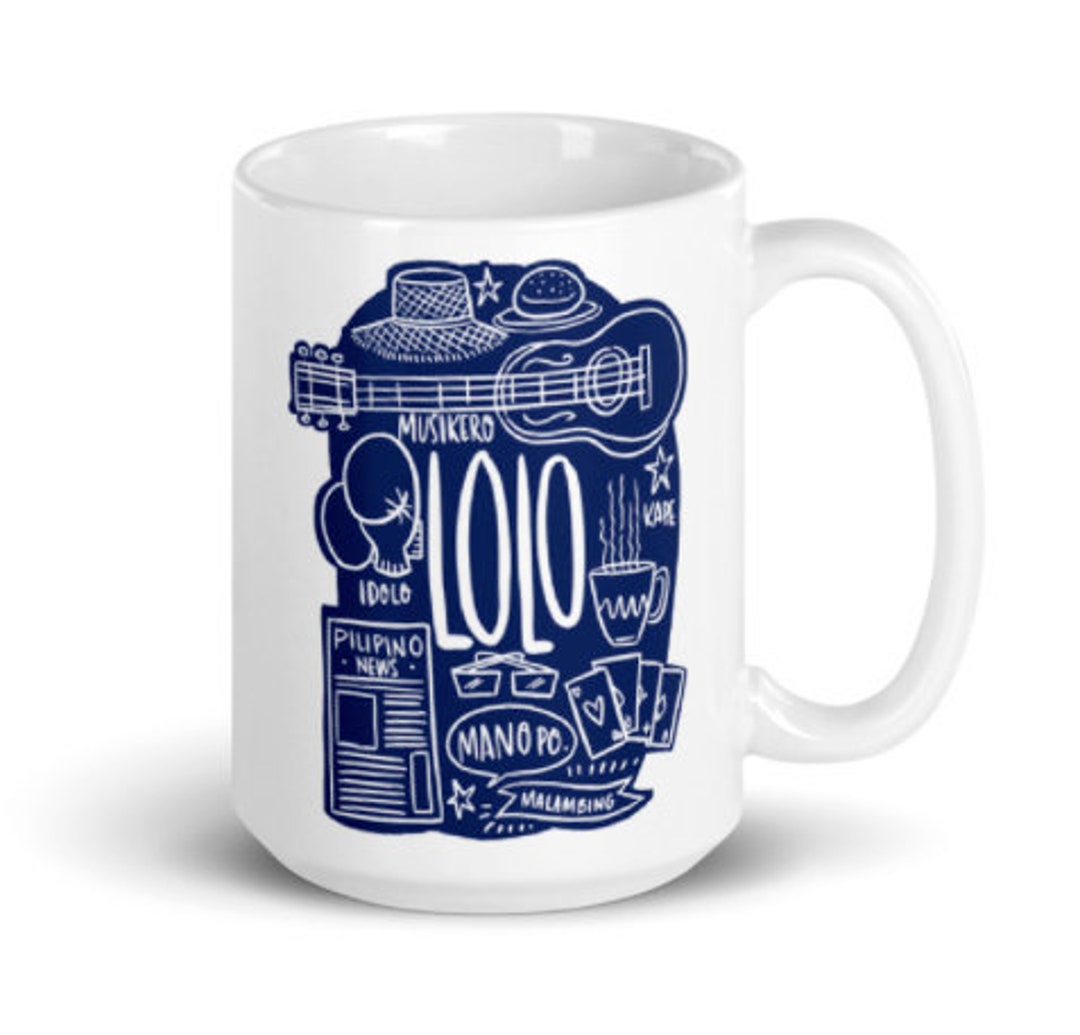 LOLO Coffee Mug Philippine Art Illustration Filipino Art - Etsy