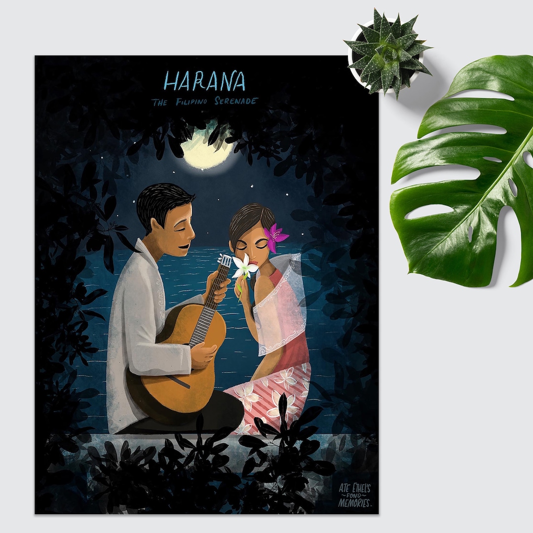 Harana Filipino Serenade Art Print: Traditional Courtship - Etsy UK
