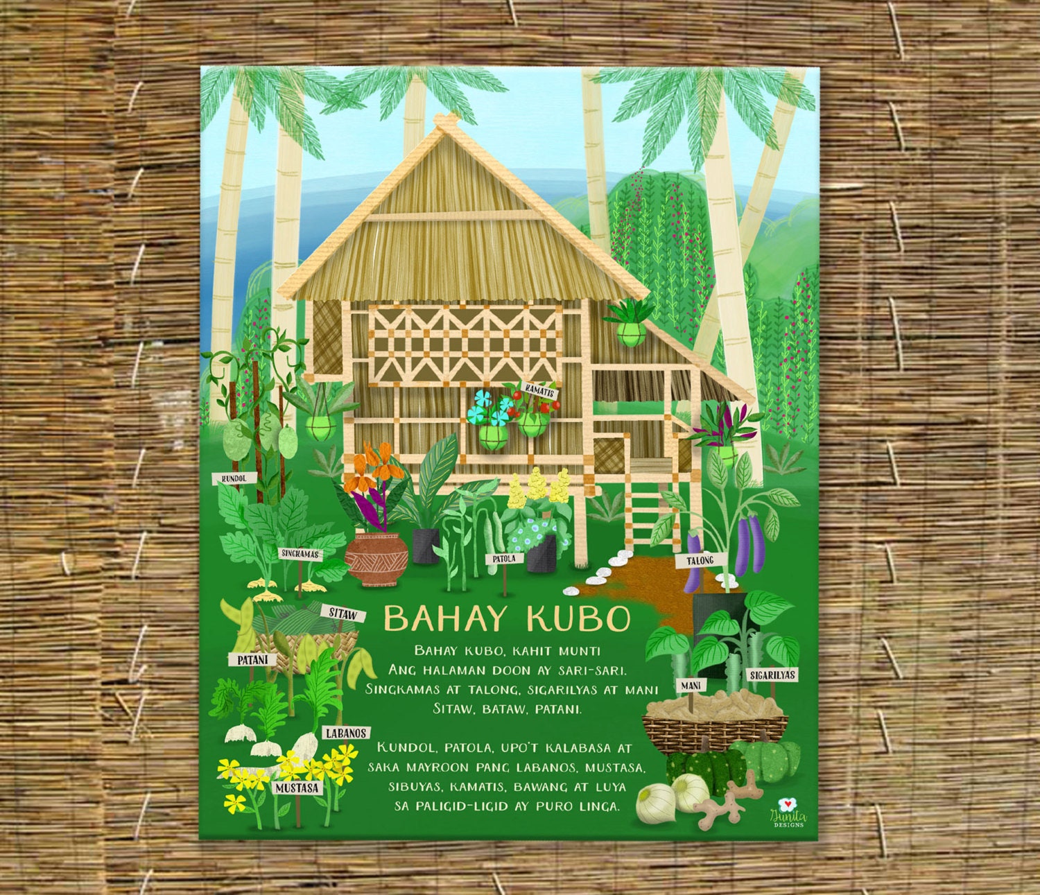 Bahay Kubo Children S Art Filipino Art Tagalog Etsy F - vrogue.co Bahay Kubo Children S Art Filipino Art Tagalog Etsy F - vrogue.co