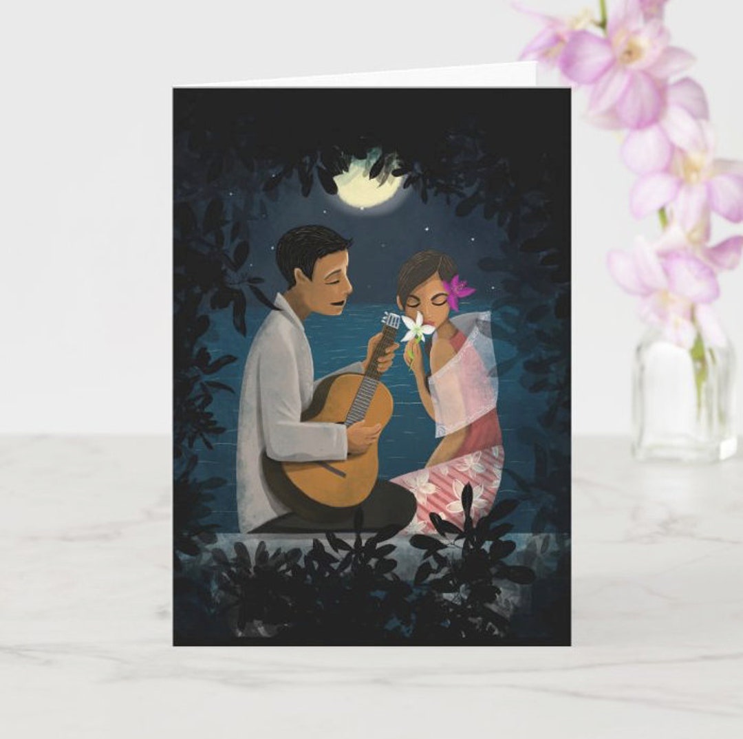 Harana Filipino Serenade Filipino Courtship Illustration - Etsy Canada