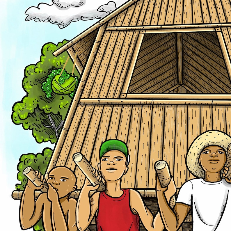 BAYANIHAN | Tagalog | Filipino Art | Filipino Spirit | Digital ...