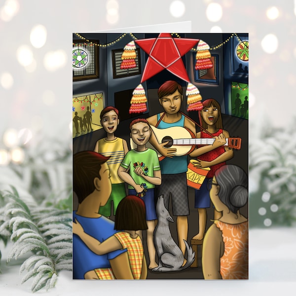 Filipino Christmas Card - Etsy