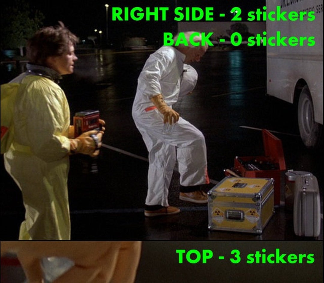 Plutonium Back to the Future Sticker Files for Printing - Etsy