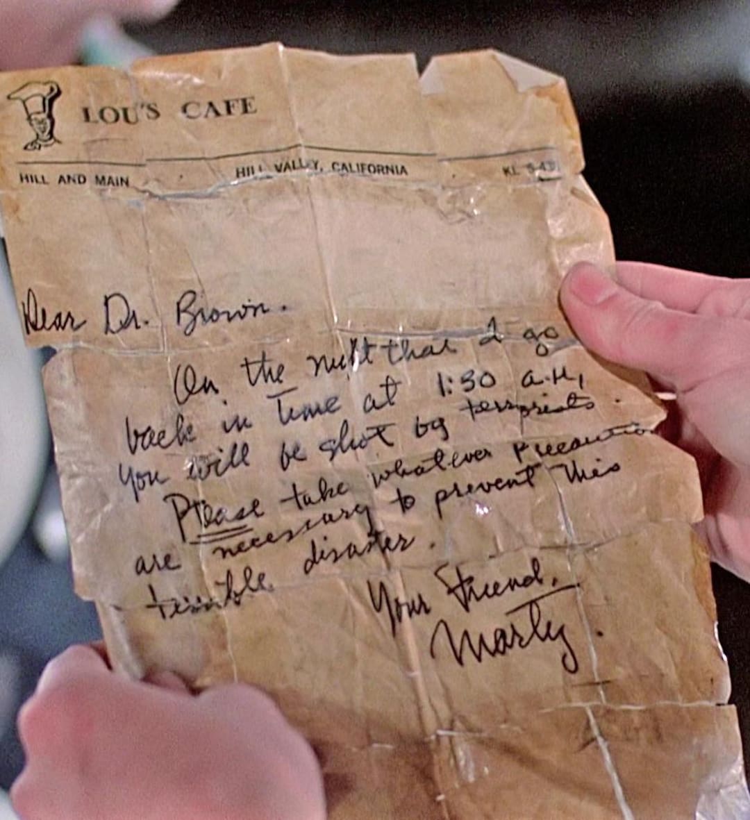 Back to the Future Letter, Digital File - Etsy