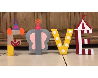 Carnival letters | Etsy